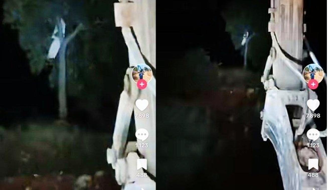 Puntianak bertenggek ‘teman’ pengendali jengkaut (Video) - MYKMU.NET